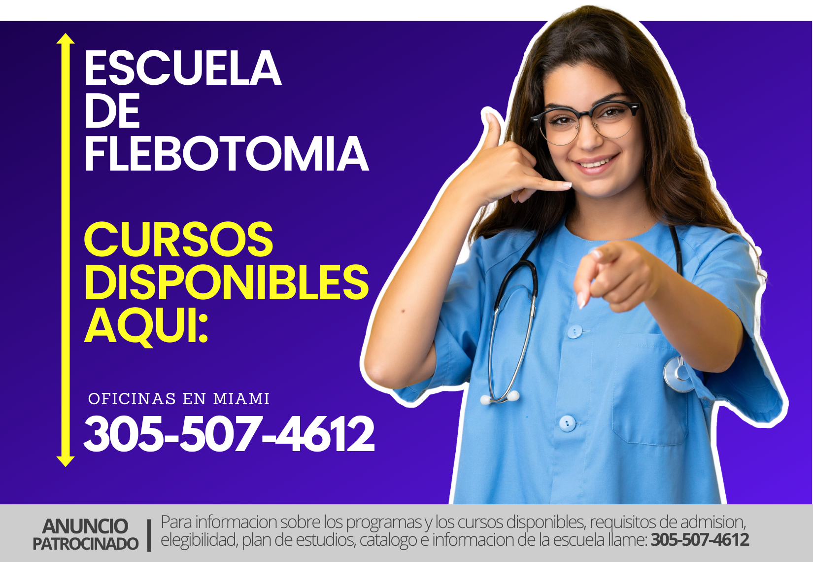 Estudiar flebotomia en Miami
