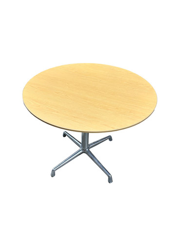 Round Oak Cafe Table by Steelcase | ExecutiveLiquidation