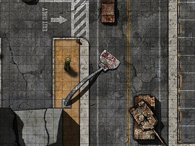 Battle Maps APOCALYPSE: The El Rey Motel - Stoneworker Cartography ...