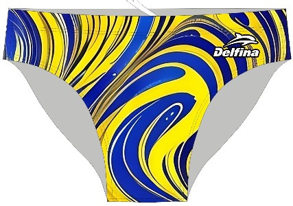 BLUE AND YELLOW DELFINA SWIMMING BRIEFS | Curvy Bathers | https ...