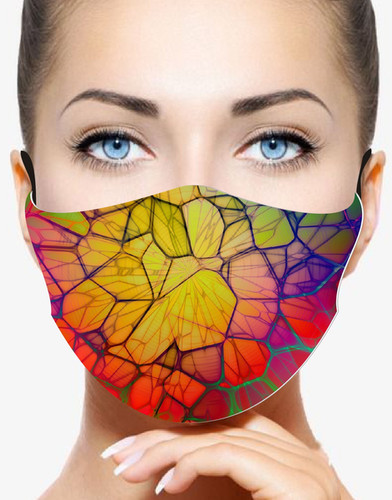 RAINBOW BUBBLES REUSABLE & WASHABLE FACE MASKS + WASHABLE FILTER ...