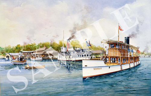Wanda III at Muskoka Wharf | Heritage Art