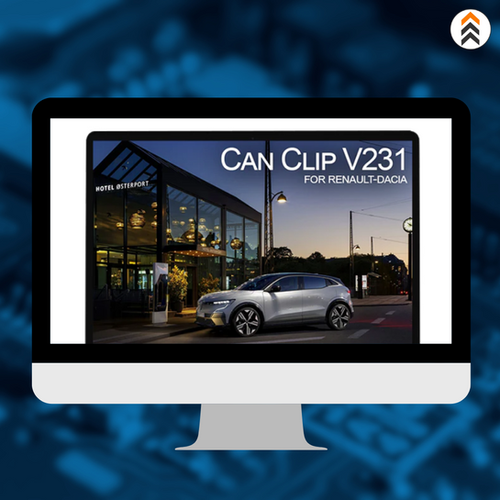 Software CAN Clip V231 para Renault-Dacia | MR-NITRO Automotiva