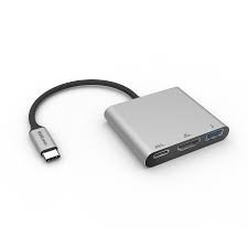 EZQuest 3-Port USB Type-C Multimedia Adapter with Charging | Séptimo Tono