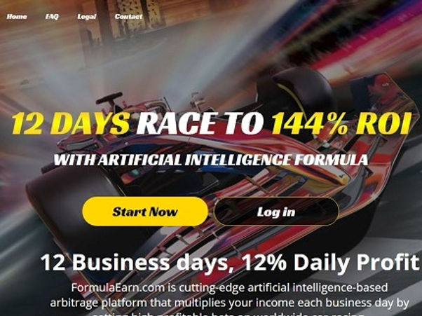 Formulaearn.com Review: 12% daily for 12 business days (100% RCB ...