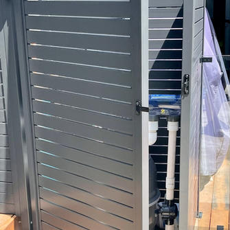 Pool Pump, Heat Pump Enclosures | Ideas Gallery | Custom Privacy ...