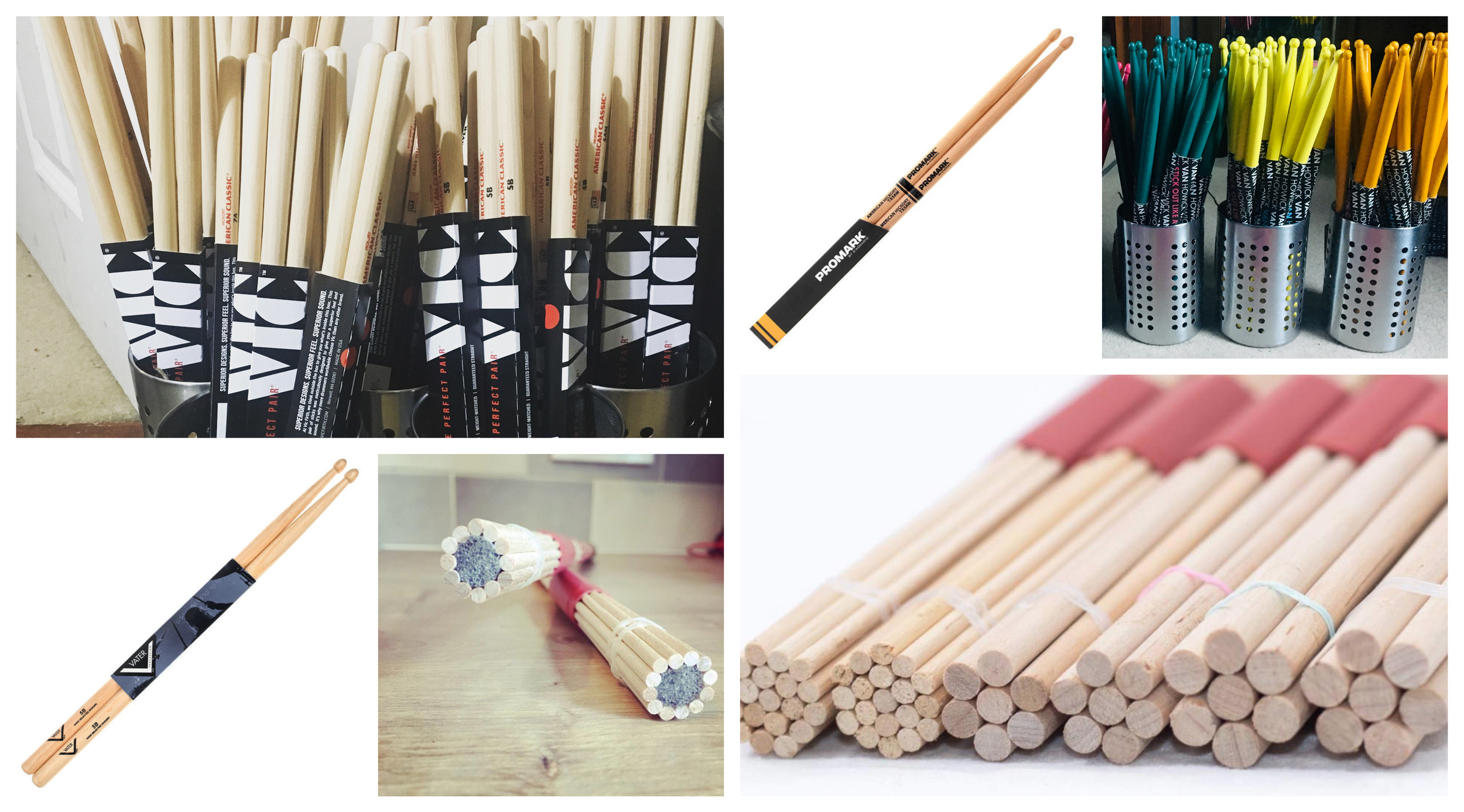 Sticks, Rods & Brushes | Dave's Drums | Drum Shop
