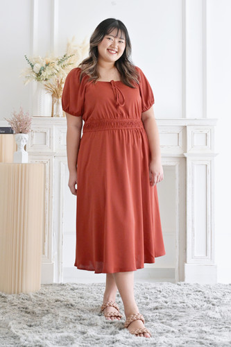 Clarise Tie-Front Dress | Plus Size Apparels