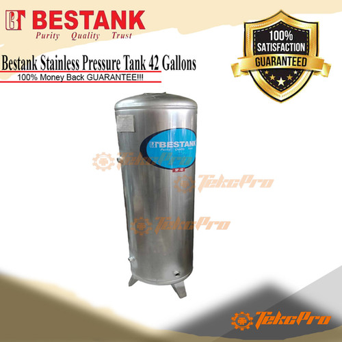 Bestank Stainless Pressure Tank 42 Gallons | Tekcpro Business Central