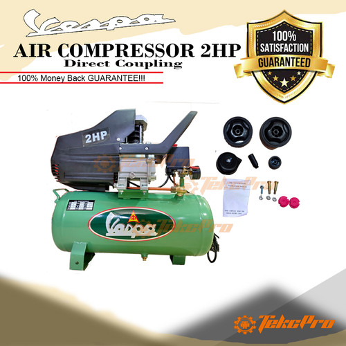 Vespa Air Compressor 2 HP Direct Couple 25 Liters | Tekcpro Business ...