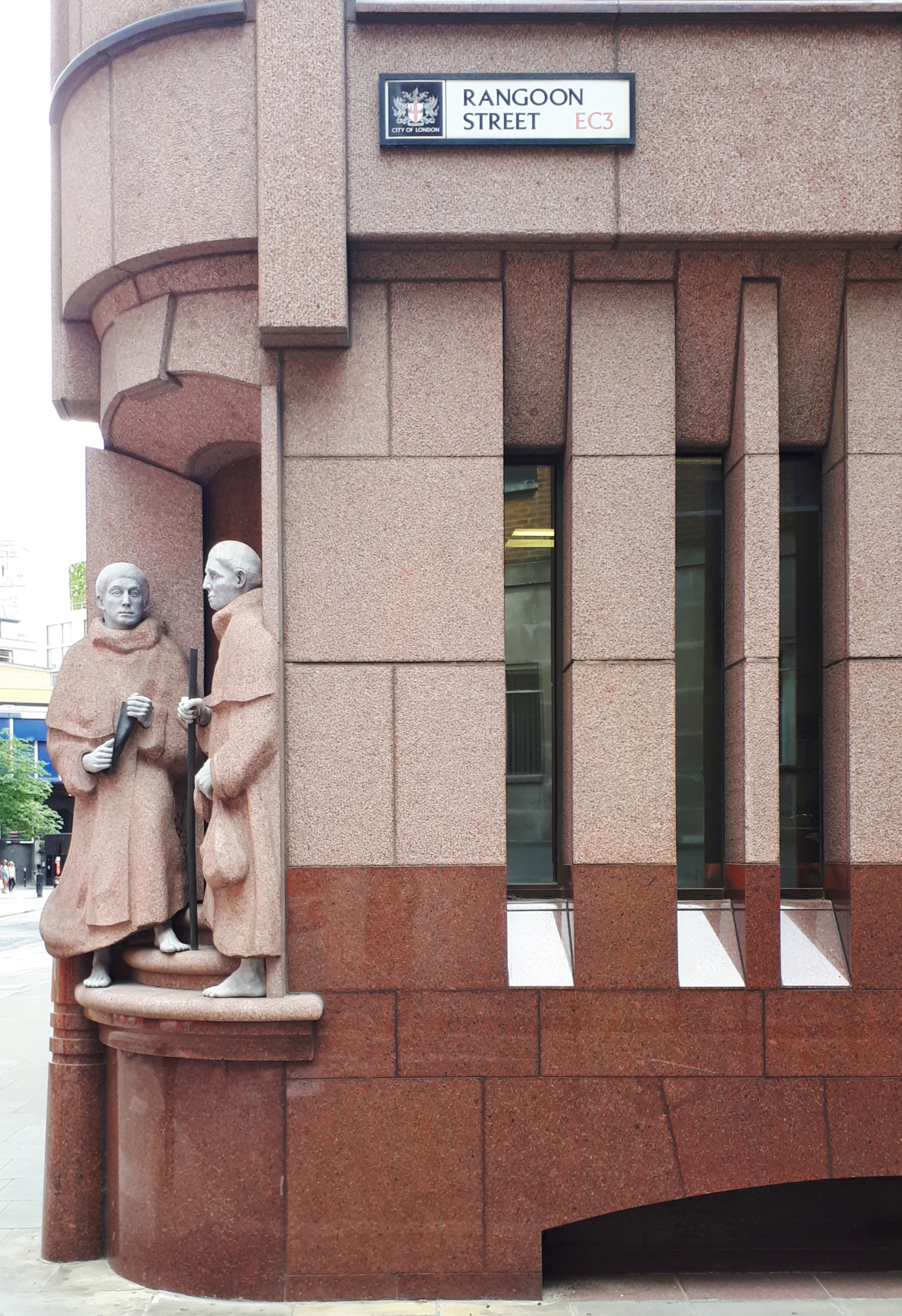 Crutched Friars create frisson. A little known City of London carving