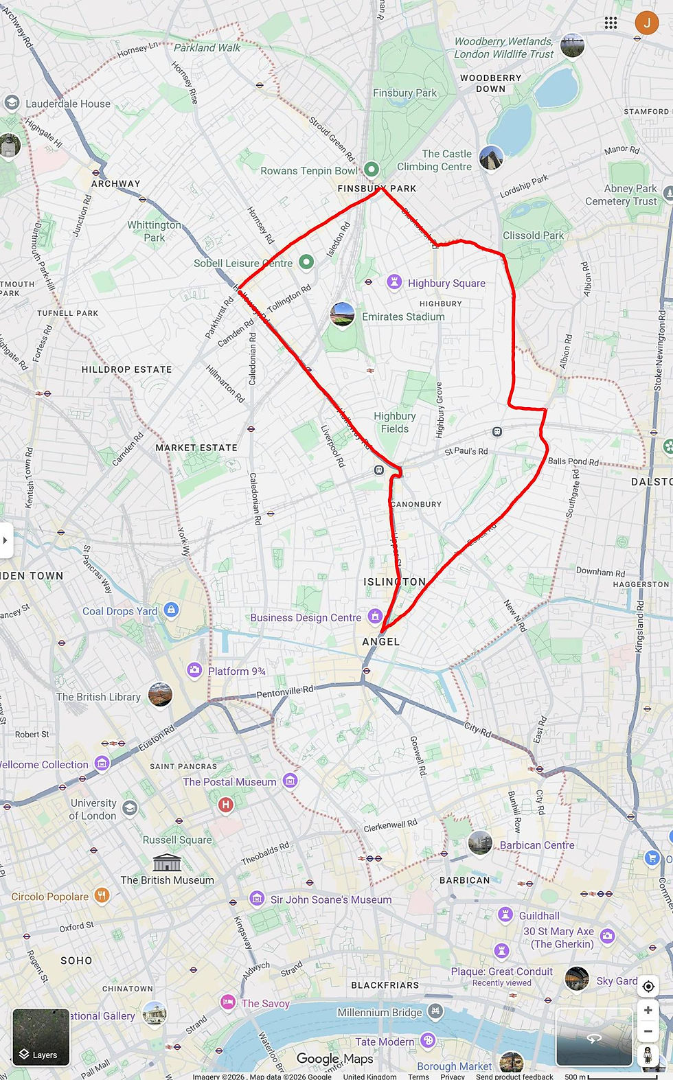 Arsenal’s parade route traces centuries of Islington history