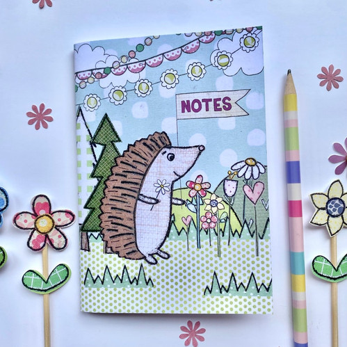 A6 Hedgehog Notebook | Flossy Teacake