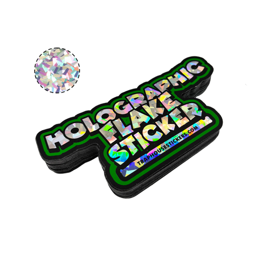 Holographic Flake Stickers | Trap House Stickers