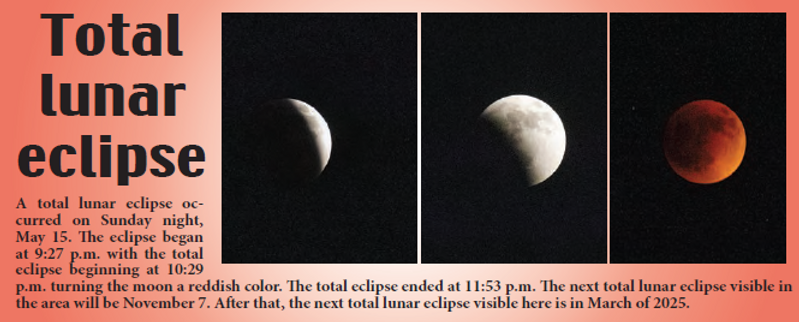 Total lunar eclipse