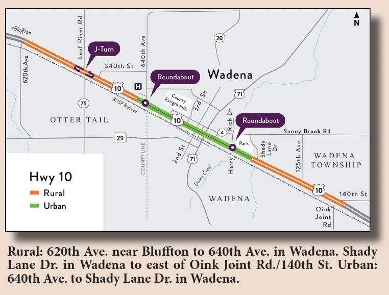 Highway 10 project update proposed plan includes roundabouts