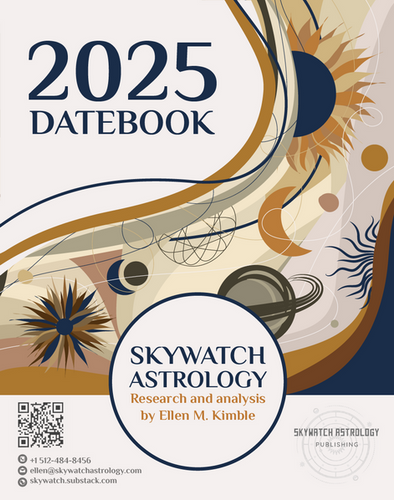 2025 Skywatch Datebook - Physical Color Magazine | Skywatch Astrology
