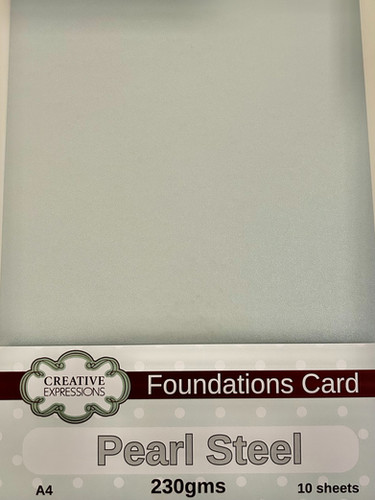Pearl Steel Foundations Card 230gsm A4 10 Sheets by Creative ...