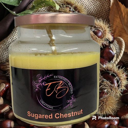 Sugared Chestnut Candle | Extremely Blessed Cr