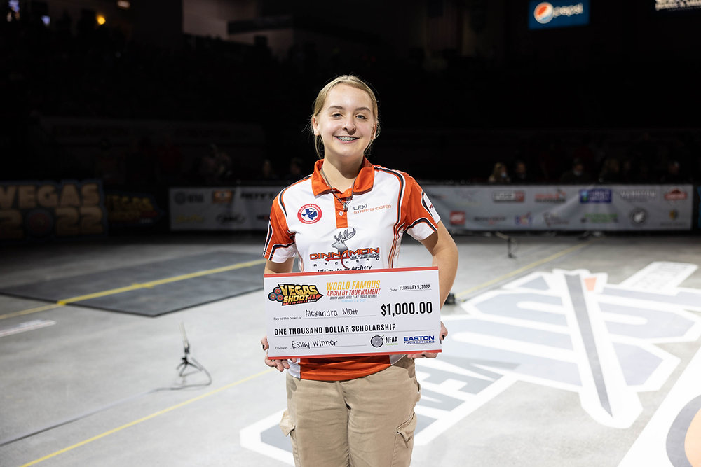 Alexandra Mott secures NFAA scholarship with archery essay