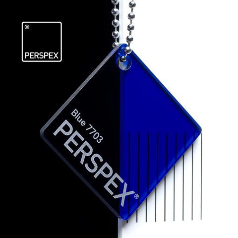 Perspex Blue 7703 Acrylic| Brighton & Hove Plastics