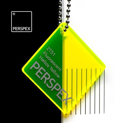 Perspex Helios Yellow 2T88 Acrylic| Brighton & Hove Plastics