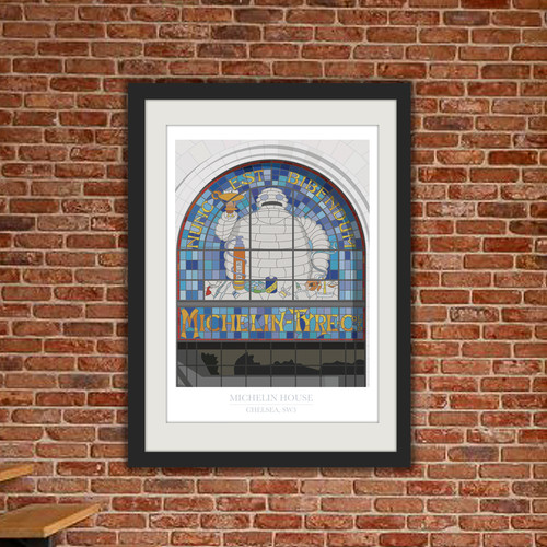 Michelin House Window - 420mm x 594mm (A2) | VectorArchitecture