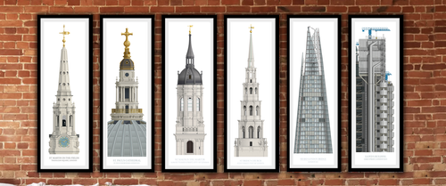 Tall prints (330x950mm) | vectorarchitecture