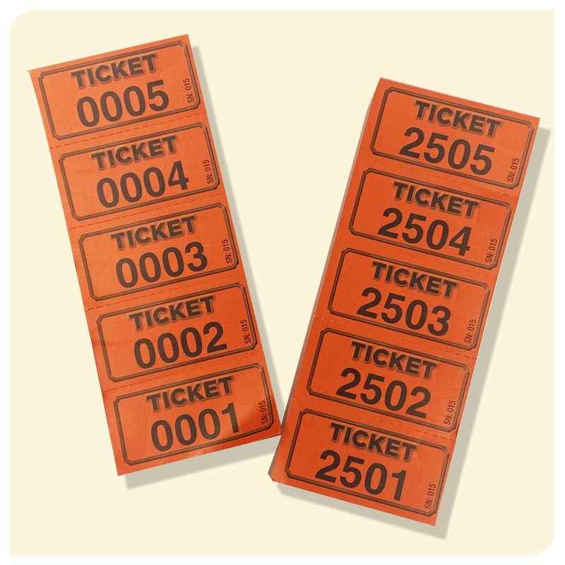 Raffle Tickets | Ranford Bingo | NZ