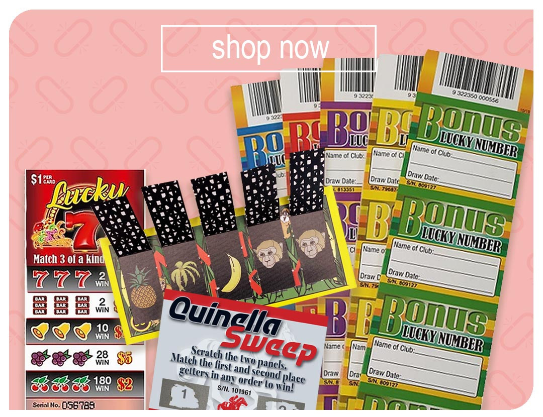 Shop Multi Colored Raffle Tickets | Ranford Bingo NZ | Fundraising ...