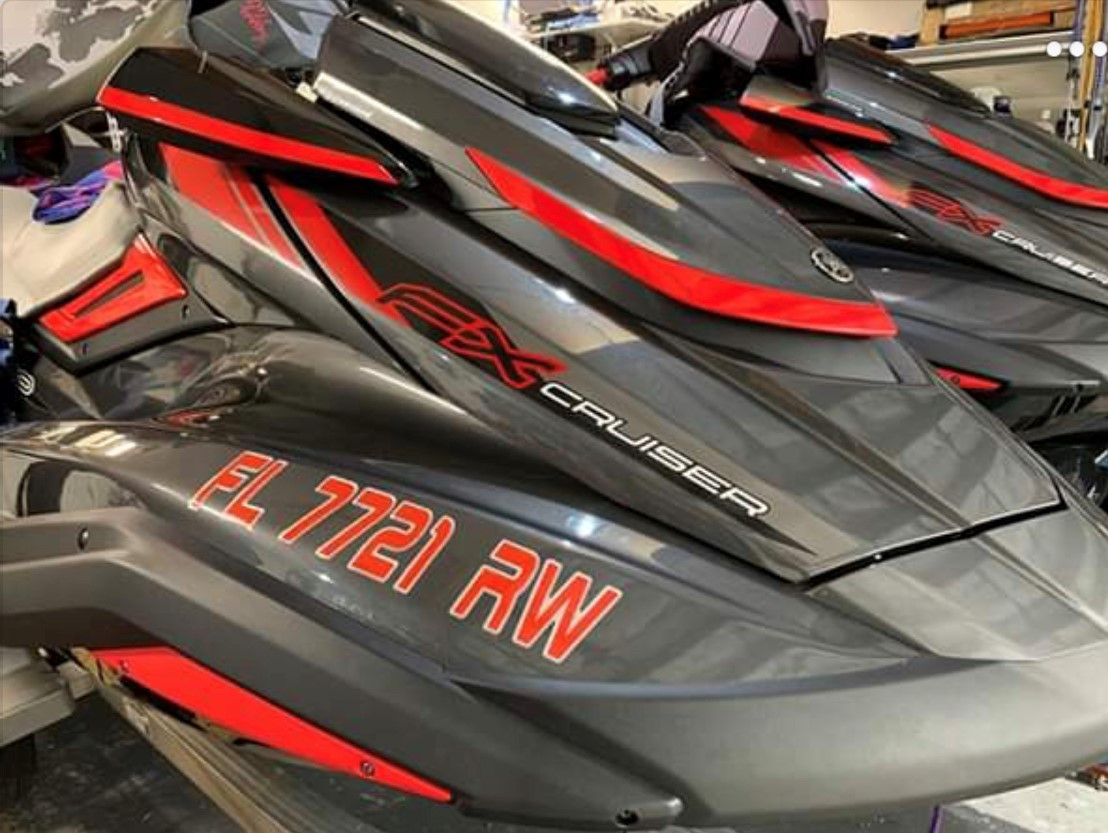 Yamaha FX HO Waverunner Font Registration