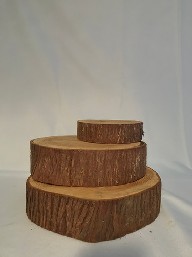Thick Wood Rounds | Craven Weddings