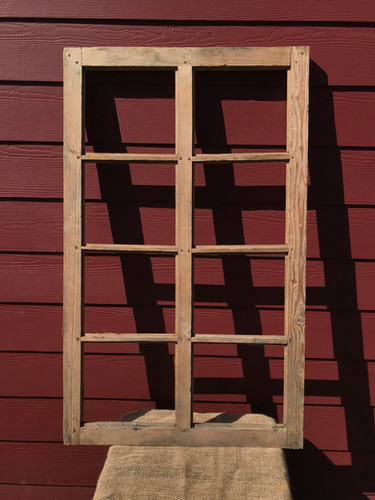 Large Eight Pane Window Frame | Craven Weddings