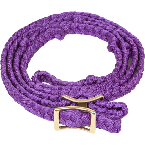 Purple Braided Adjustable Pony Rein | performance-pony-co