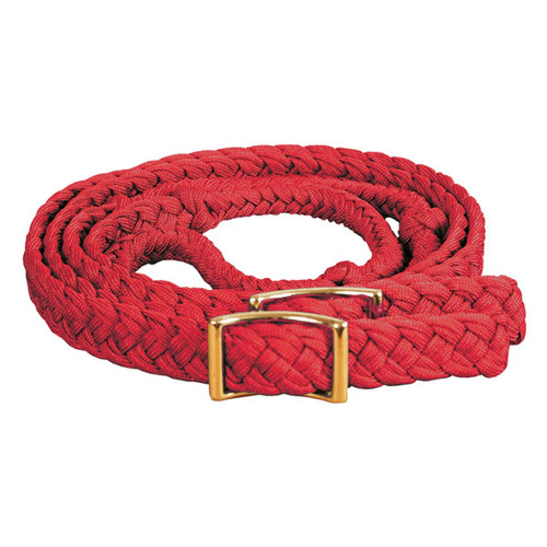 Red Braided Adjustable Pony Reins | performance-pony-co