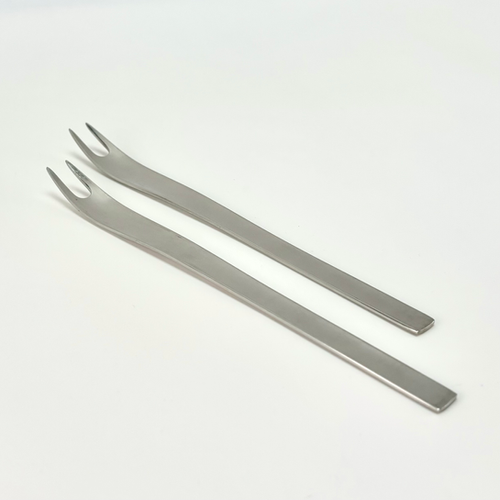 Pair of ‘Blue Shark’ Serving Forks by Svend Siune for Georg Jensen ...