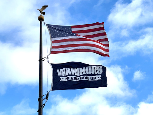 Warriors Never Give Up Flag | WNGU