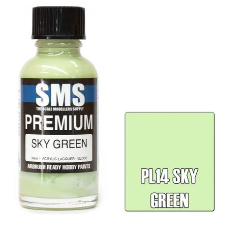 SMS PL14 Premium SKY GREEN 30ml | HOLK RC