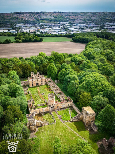 Ravensworth Castle, Lamesley - Print Ready Download | DJ-AerialPhotography