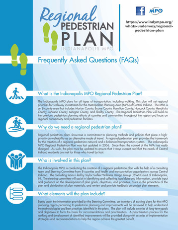 Indianapolis Regional Pedestrian Plan