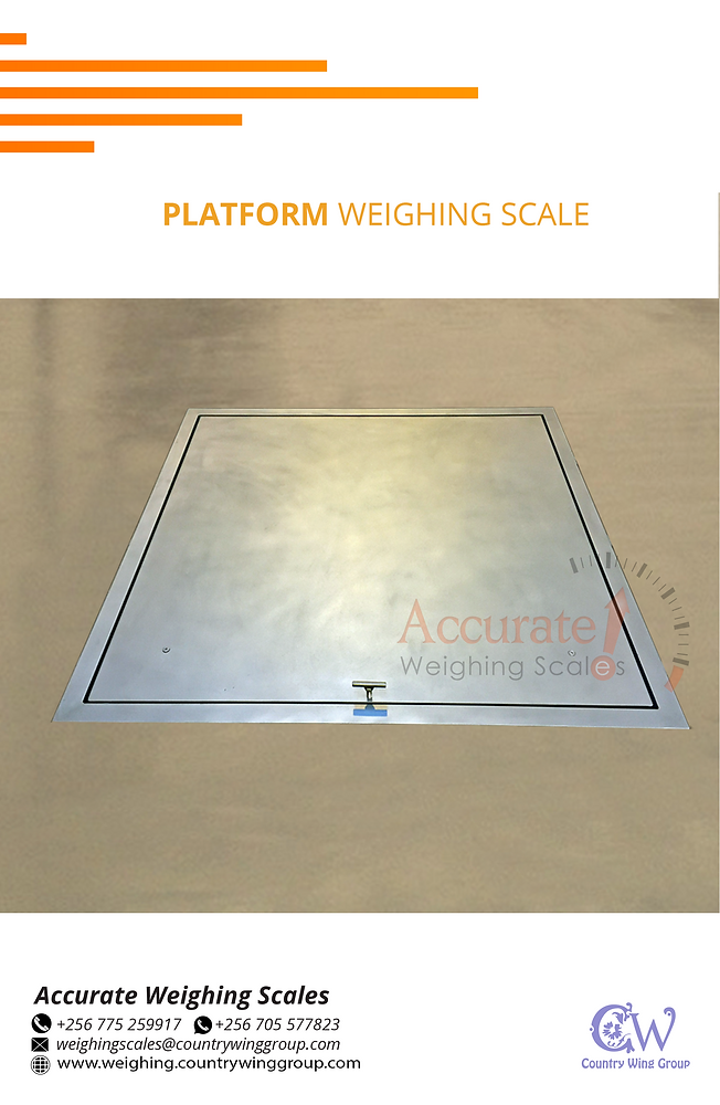A12 model heavy-duty platform weighing scale