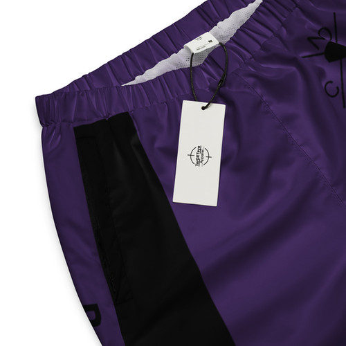 No Cap Kulture Purple Track Pants | TarGETeye Apparel