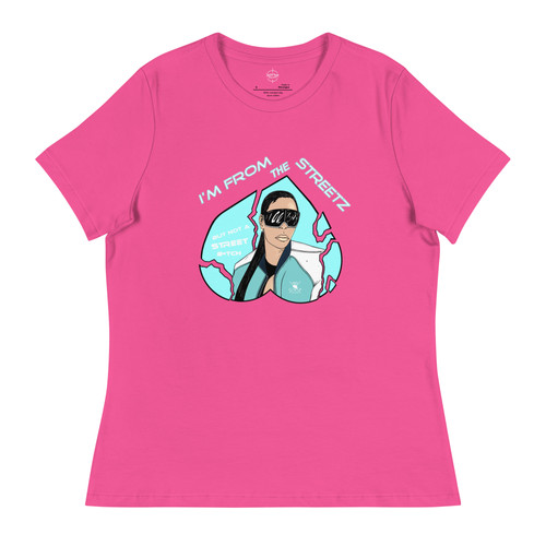 From The Streetz Women's Ice Blue T-Shirt | TarGETeye Apparel