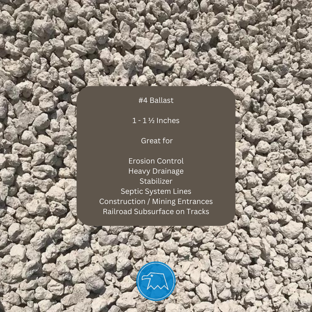 The Versatility of #4 Ballast in Construction