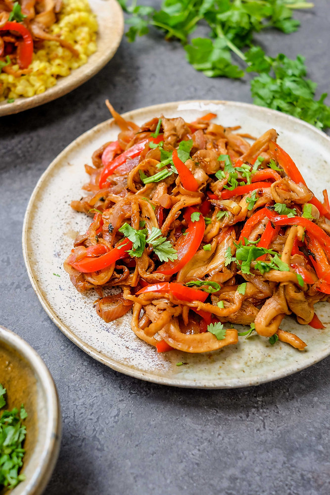 Oyster Mushroom Asada (My Take On Carne Asada!) | thefoodietakesflight