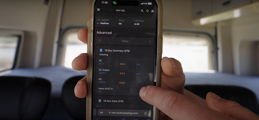 Tech Tips: Using the Victron Energy System in your Camper Van