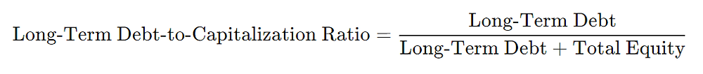 Long-Term Debt-to-Capitalization Ratio