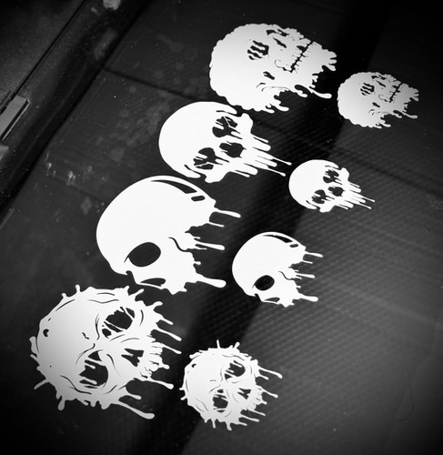 Drippy Skulls | STICK IT STENCILS