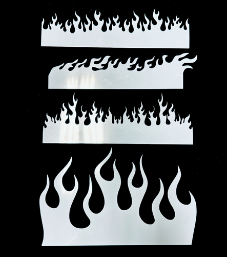 Flame Set 🔥 | STICK IT STENCILS