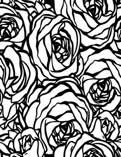 Roses Cluster | STICK IT STENCILS